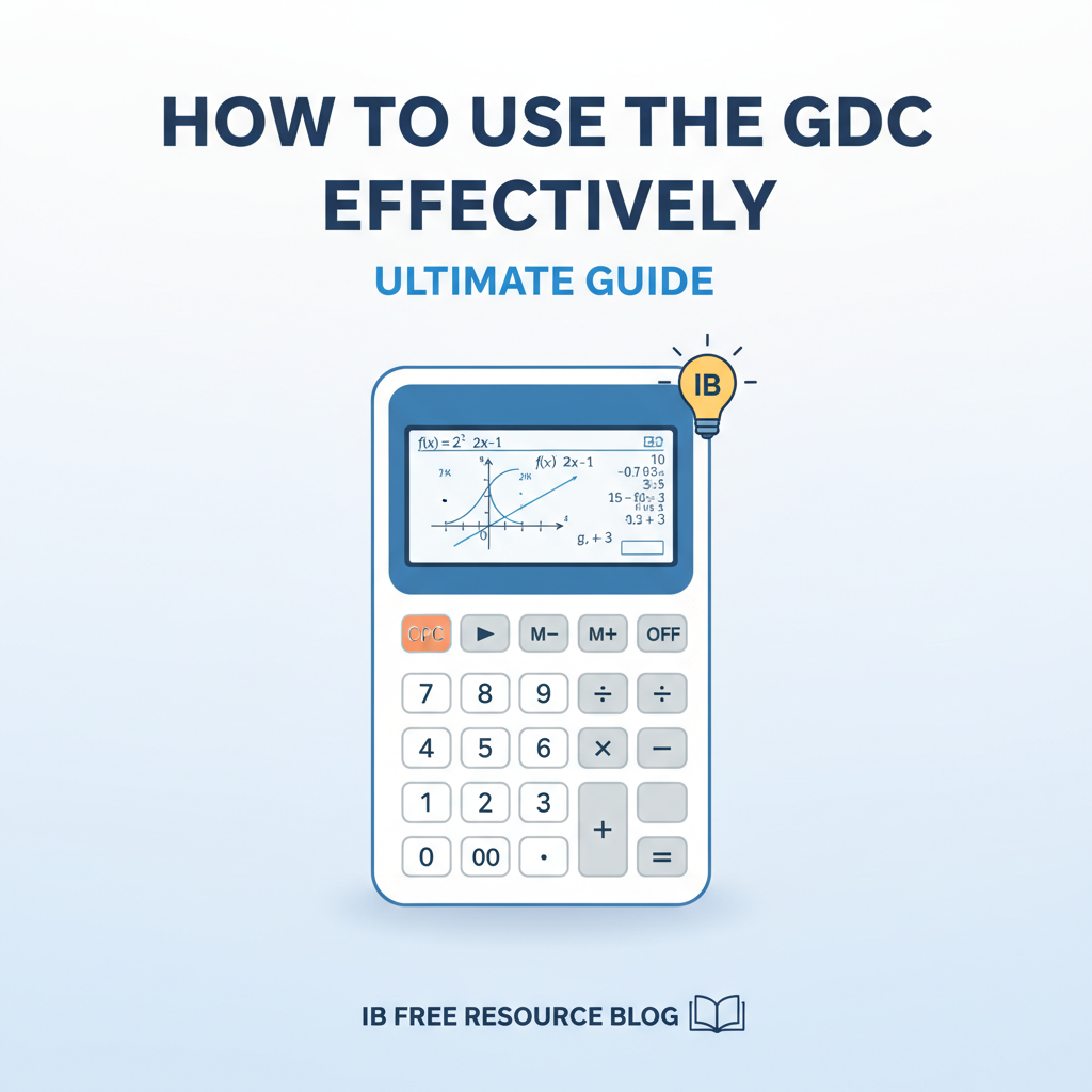Master 5 GDC Functions for IB Math AA/AI 2026 | Lanterna Education