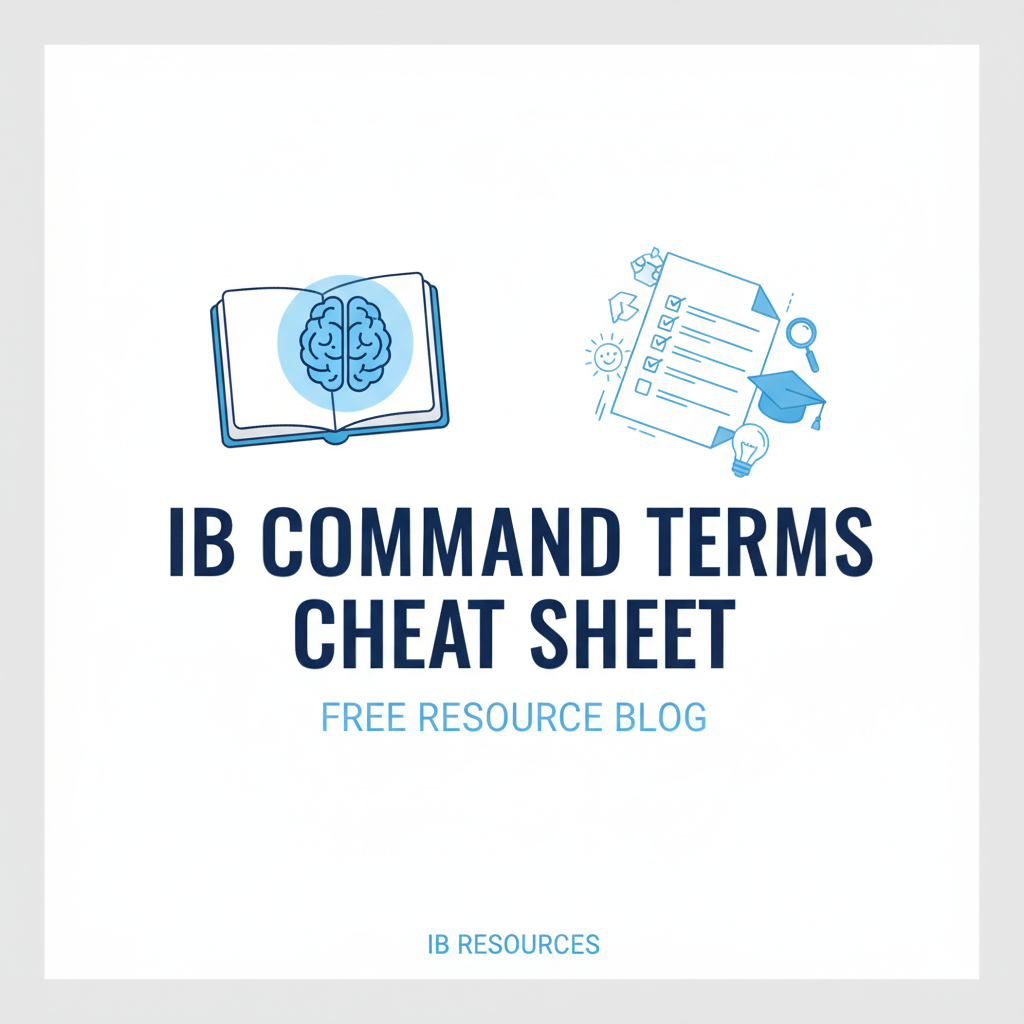 IB Command Terms Cheat Sheet: Maximize Scores | Lanterna Education