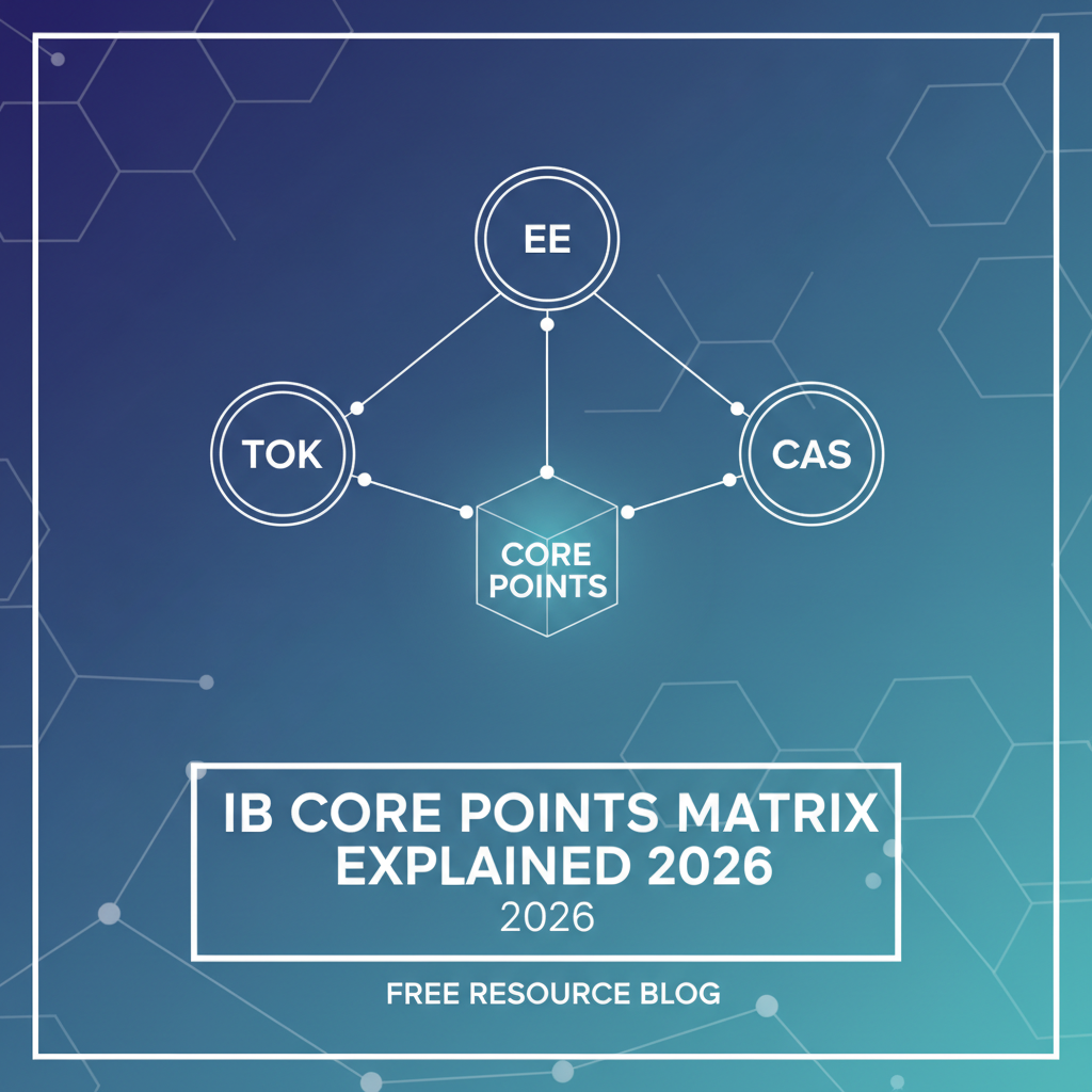 IB Core Points Matrix Explained 2026 | Lanterna Education